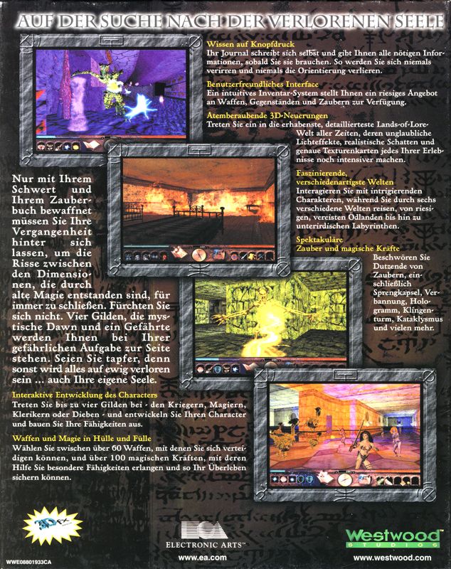 Lands of Lore III cover or packaging material - MobyGames