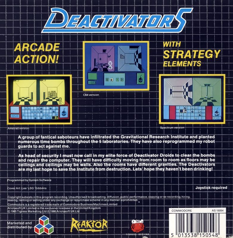 Deactivators cover or packaging material - MobyGames