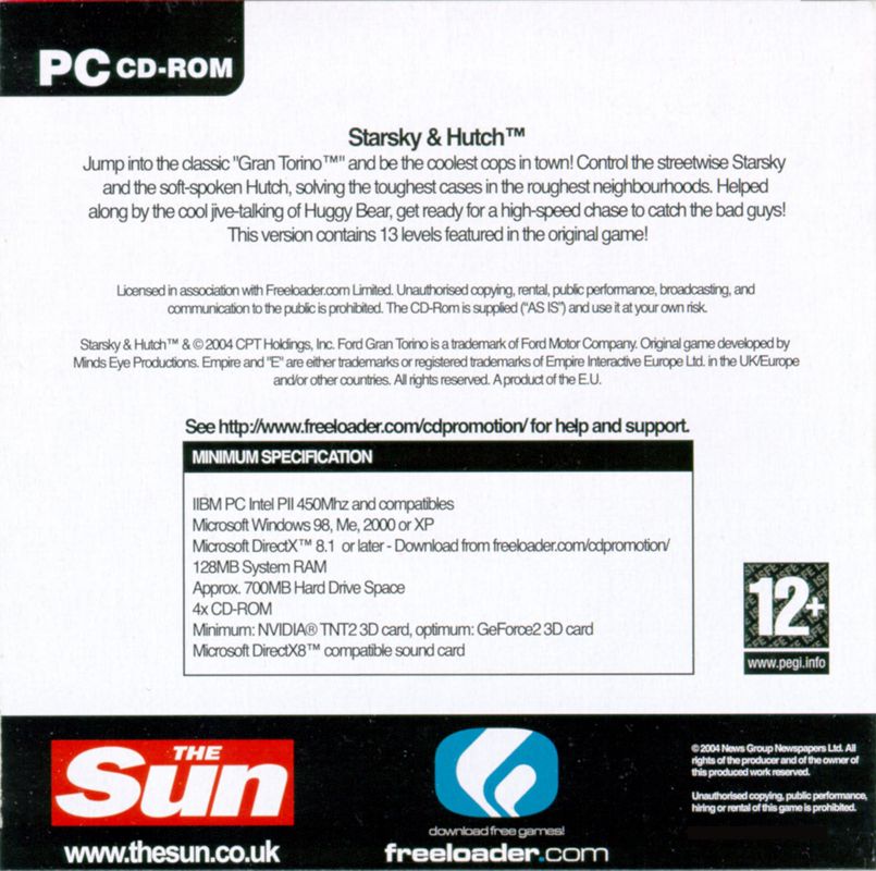 Starsky & Hutch cover or packaging material - MobyGames