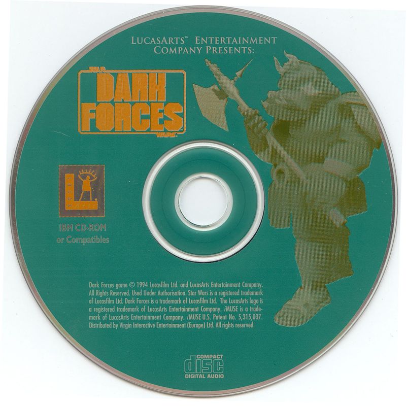 Star Wars: Dark Forces cover or packaging material - MobyGames