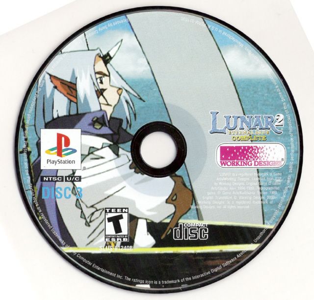 Lunar 2: Eternal Blue - Complete cover or packaging material - MobyGames