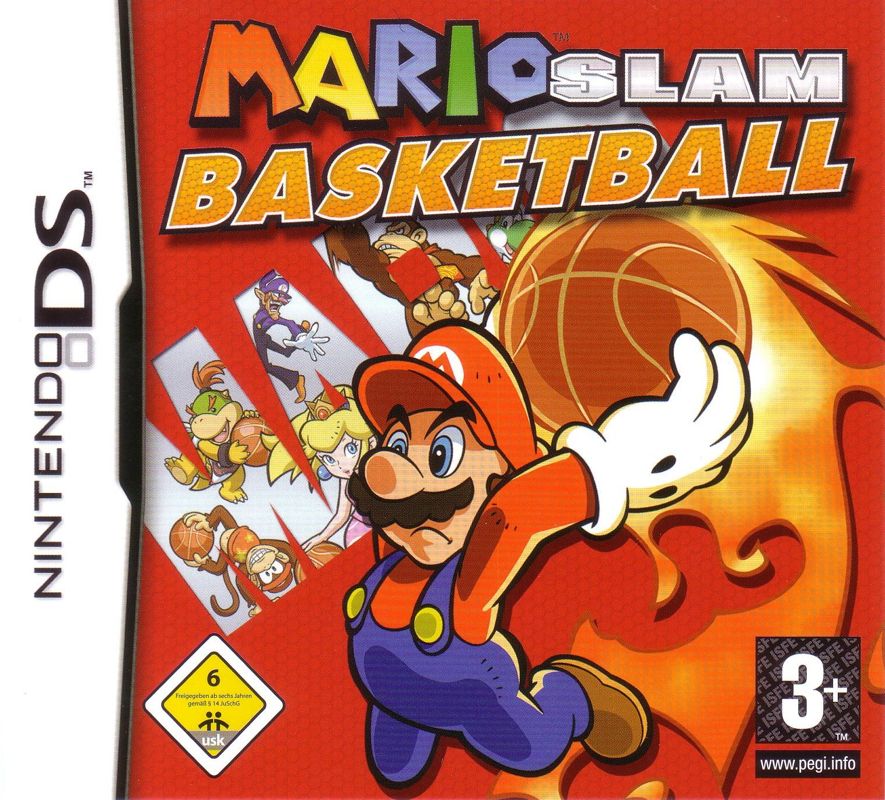 Mario Hoops 3 on 3 cover or packaging material - MobyGames