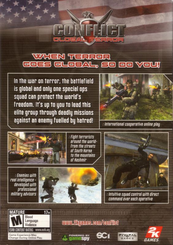 Conflict: Global Terror cover or packaging material - MobyGames