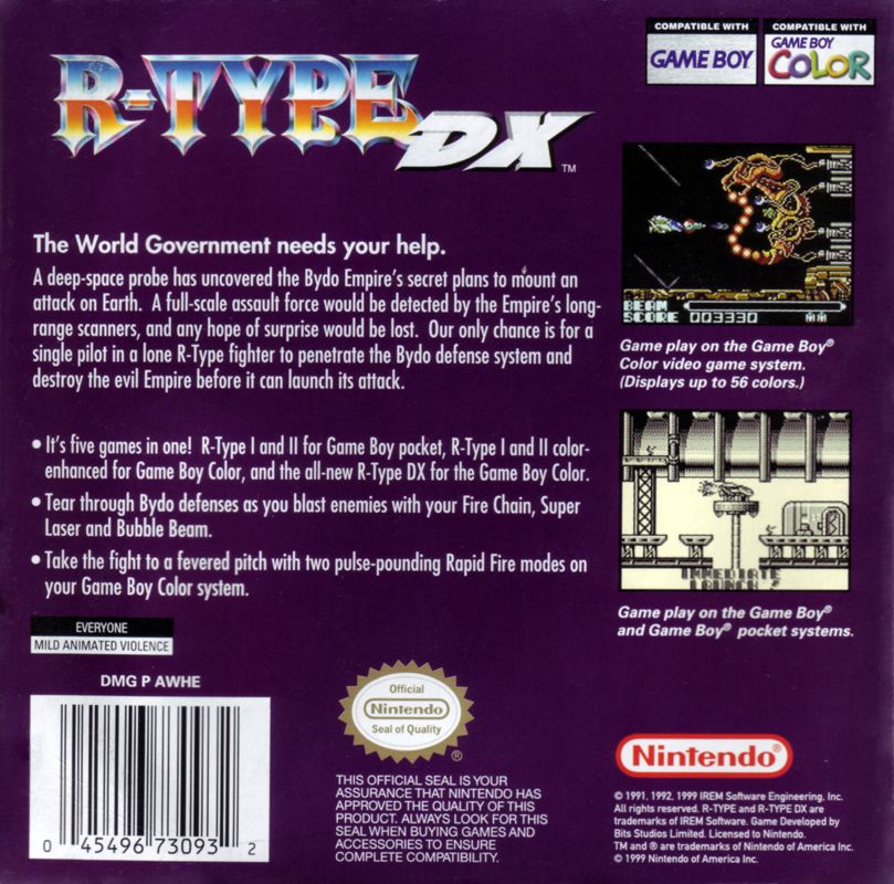 R-Type DX cover or packaging material - MobyGames