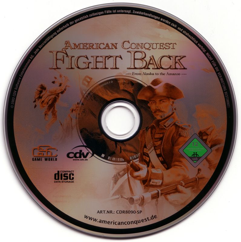 American Conquest: Fight Back cover or packaging material - MobyGames