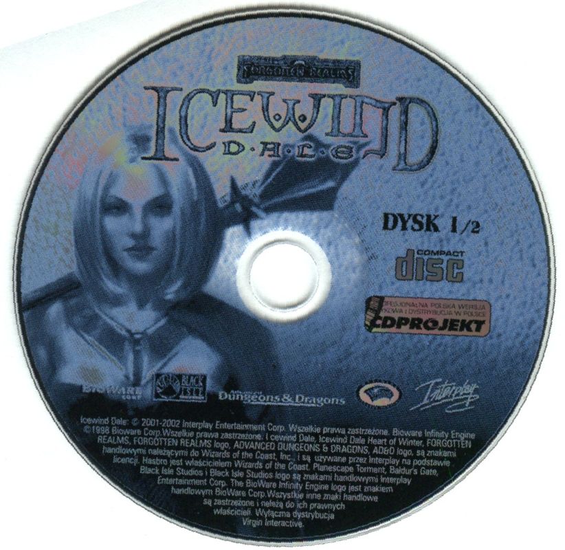 Icewind Dale: Complete cover or packaging material - MobyGames