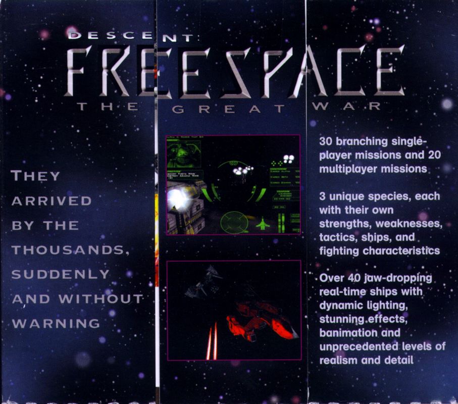 Descent: Freespace - The Great War cover or packaging material - MobyGames