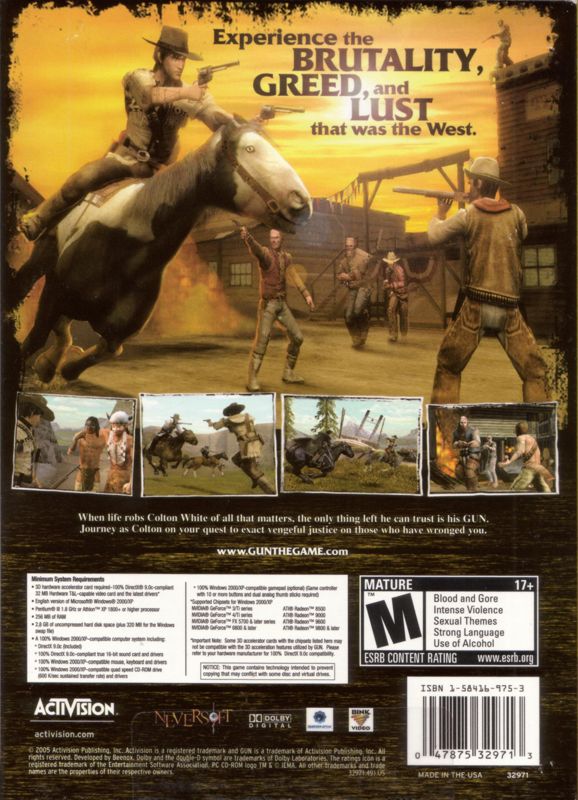 Gun cover or packaging material - MobyGames