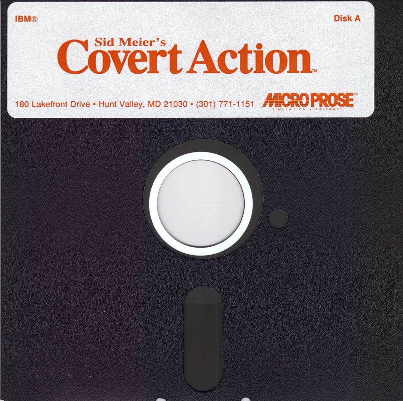 Sid Meier's Covert Action cover or packaging material - MobyGames