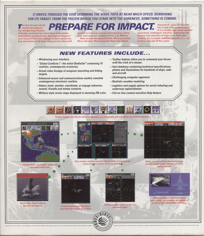 Harpoon II cover or packaging material - MobyGames