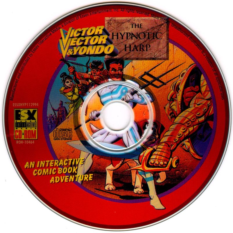 The Awesome Adventures of Victor Vector & Yondo: The Hypnotic Harp cover or packaging material ...
