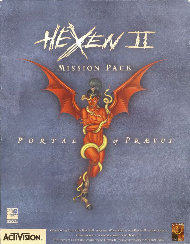 Hexen II: Mission Pack - Portal of Praevus cover or packaging material - MobyGames