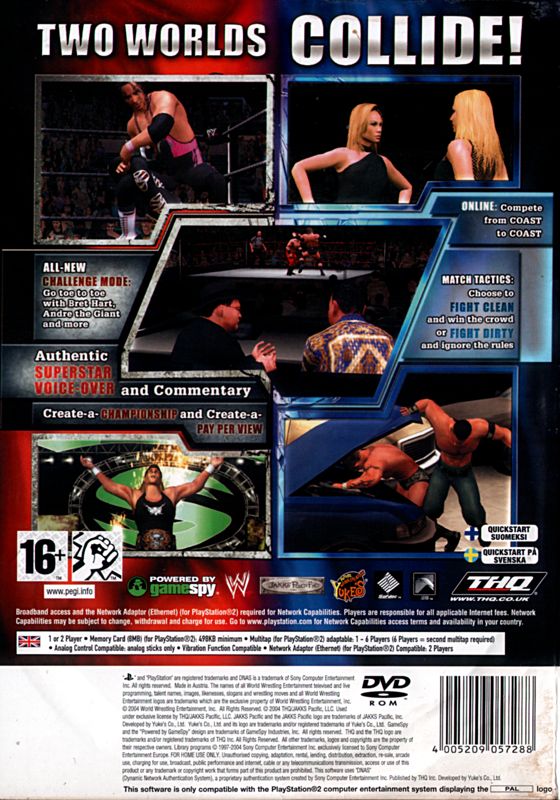 WWE Smackdown vs. Raw cover or packaging material - MobyGames