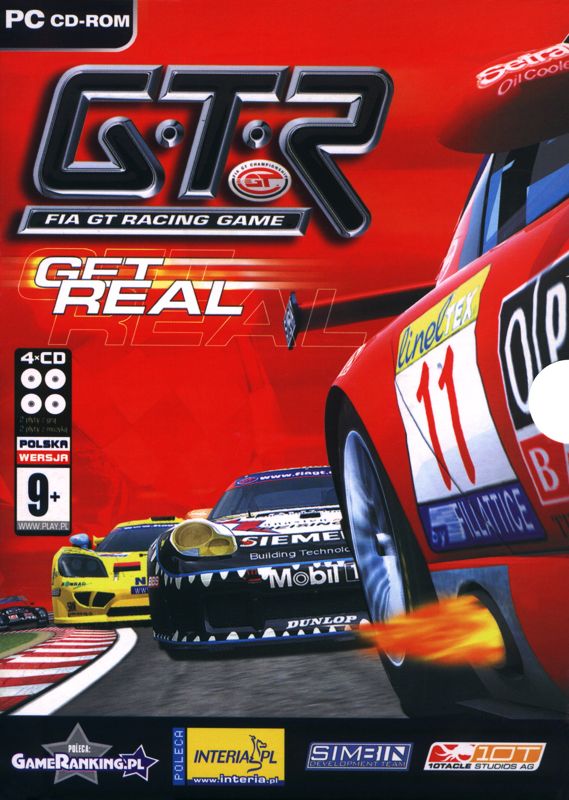 GTR: FIA GT Racing Game cover or packaging material - MobyGames