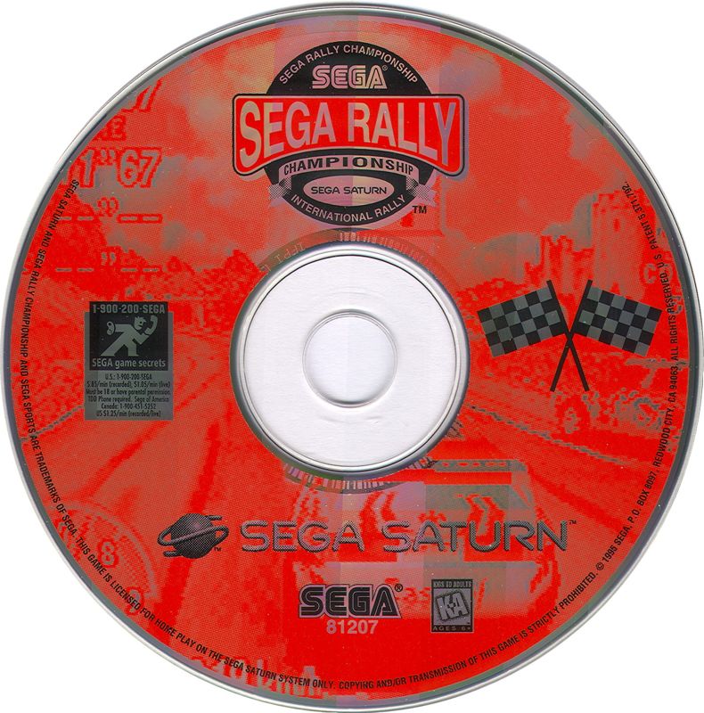 SEGA Rally Championship cover or packaging material - MobyGames