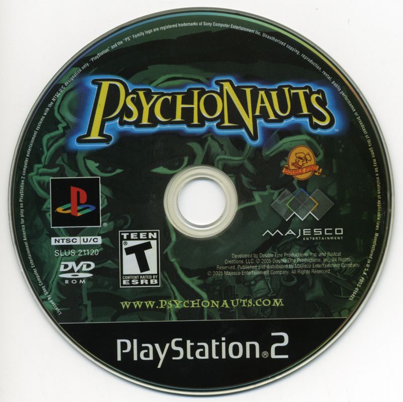 Psychonauts cover or packaging material - MobyGames