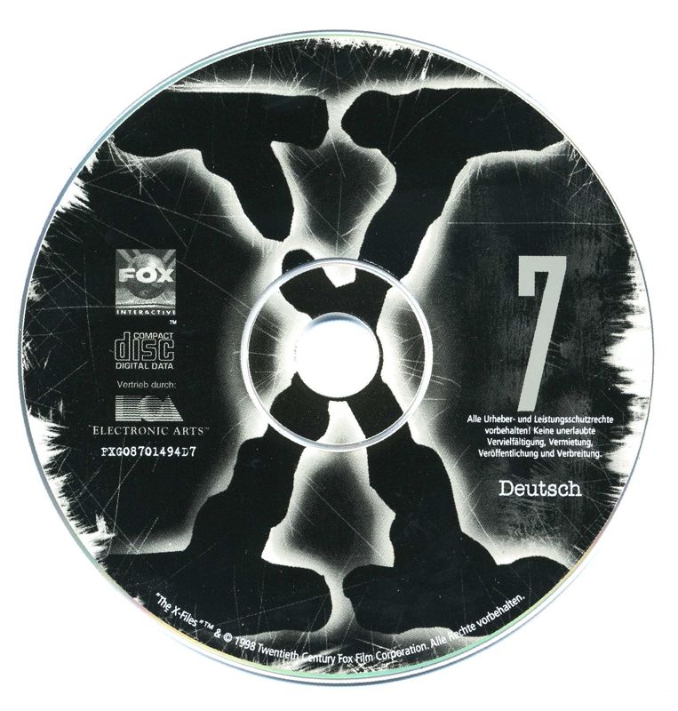 The X-Files Game cover or packaging material - MobyGames