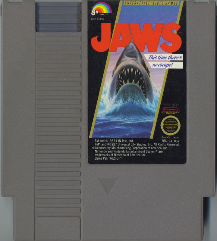 Jaws cover or packaging material - MobyGames