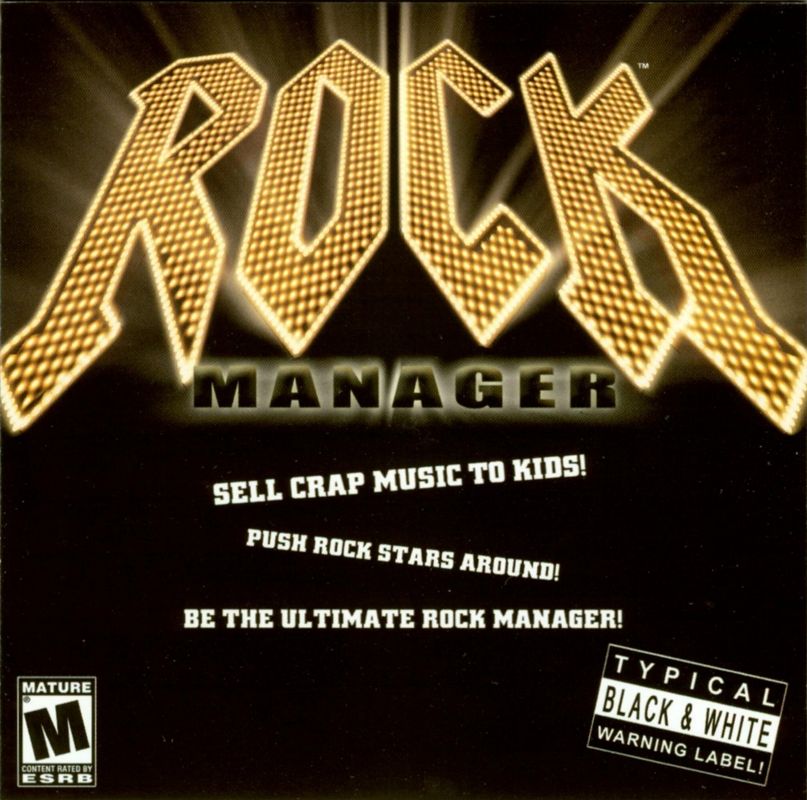 Rock Manager cover or packaging material - MobyGames
