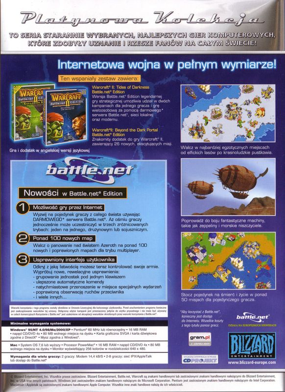 WarCraft II: Battle.net Edition cover or packaging material - MobyGames