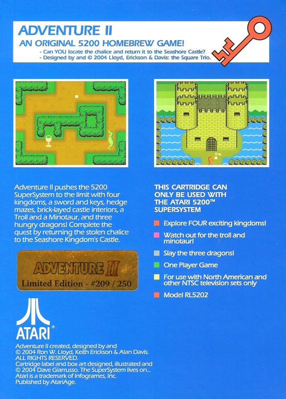 Adventure II cover or packaging material - MobyGames