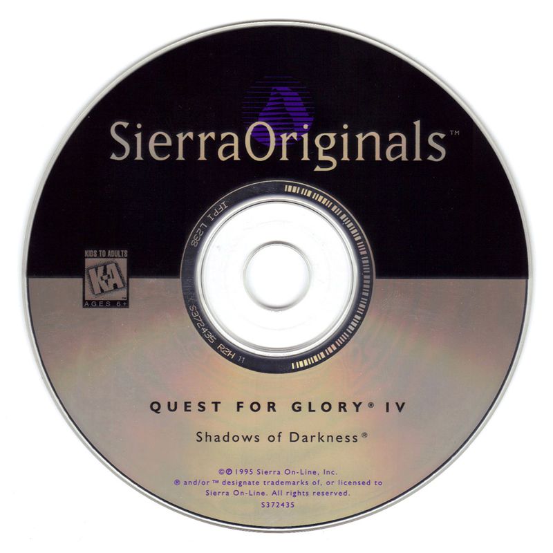 Quest For Glory Shadows Of Darkness Cover Or Packaging Material Mobygames