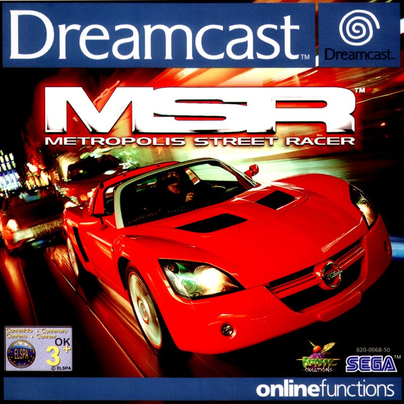 Metropolis Street Racer cover or packaging material - MobyGames
