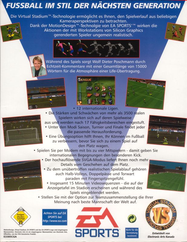 FIFA Soccer 96 cover or packaging material - MobyGames