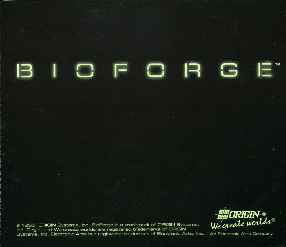 BioForge cover or packaging material - MobyGames