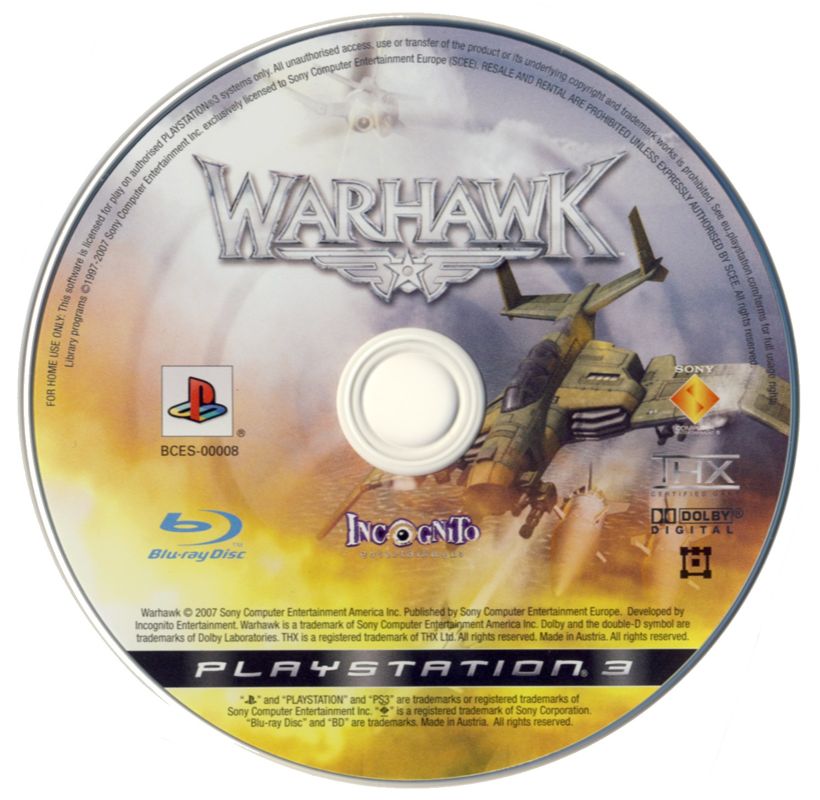 Warhawk cover or packaging material - MobyGames