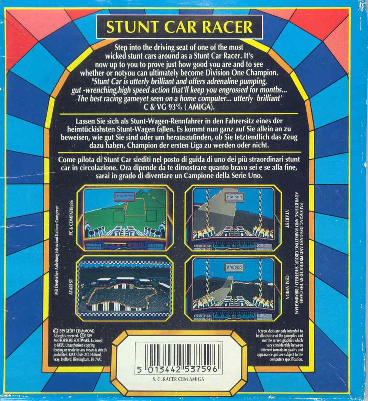 Stunt Track Racer cover or packaging material - MobyGames