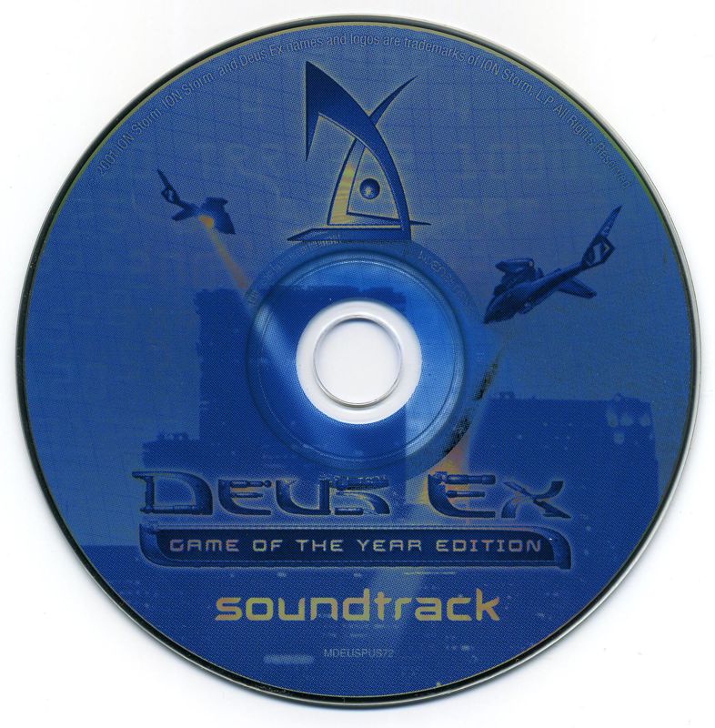 Deus Ex: Game of the Year Edition cover or packaging material - MobyGames