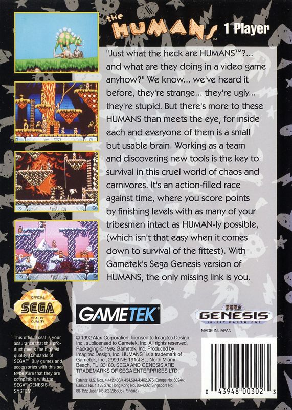 The Humans cover or packaging material - MobyGames