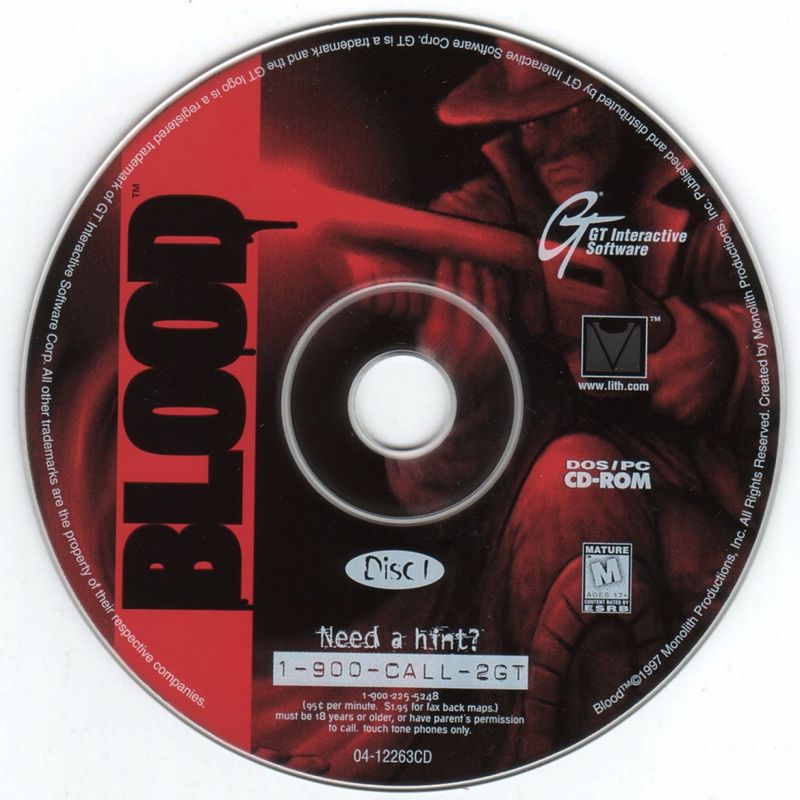 Blood cover or packaging material - MobyGames