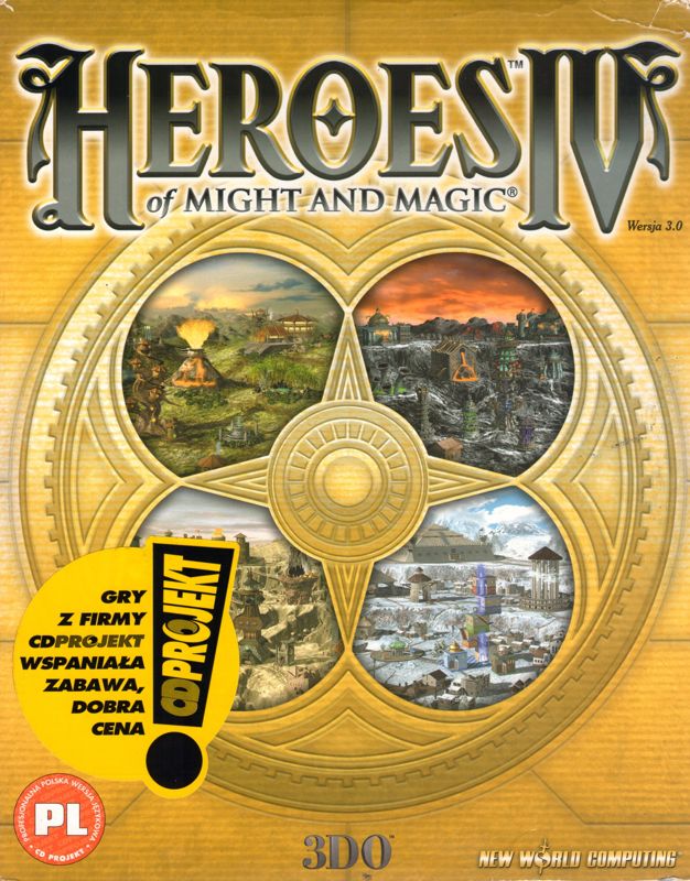Heroes of Might and Magic IV cover or packaging material - MobyGames