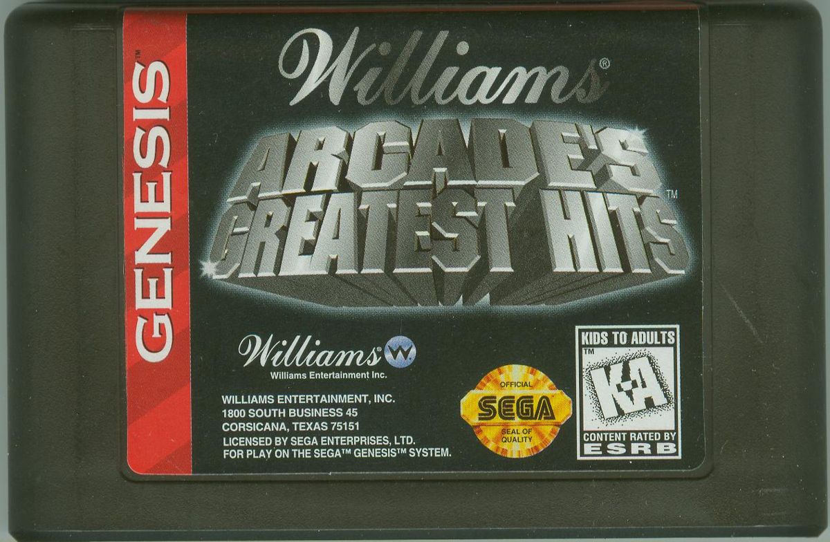 Williams Arcade Classics cover or packaging material - MobyGames