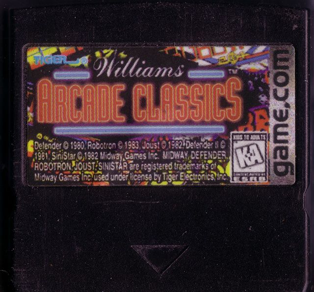 Williams Arcade Classics cover or packaging material - MobyGames