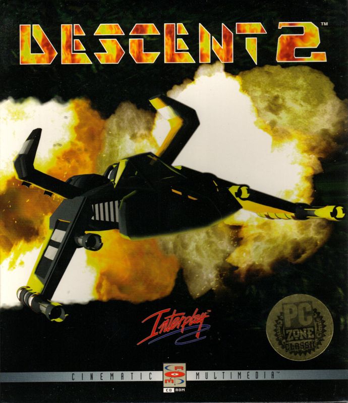 Descent II cover or packaging material - MobyGames