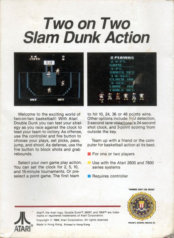 Double Dunk cover or packaging material - MobyGames