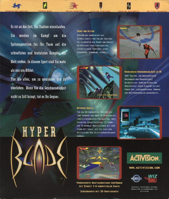 HyperBlade cover or packaging material - MobyGames