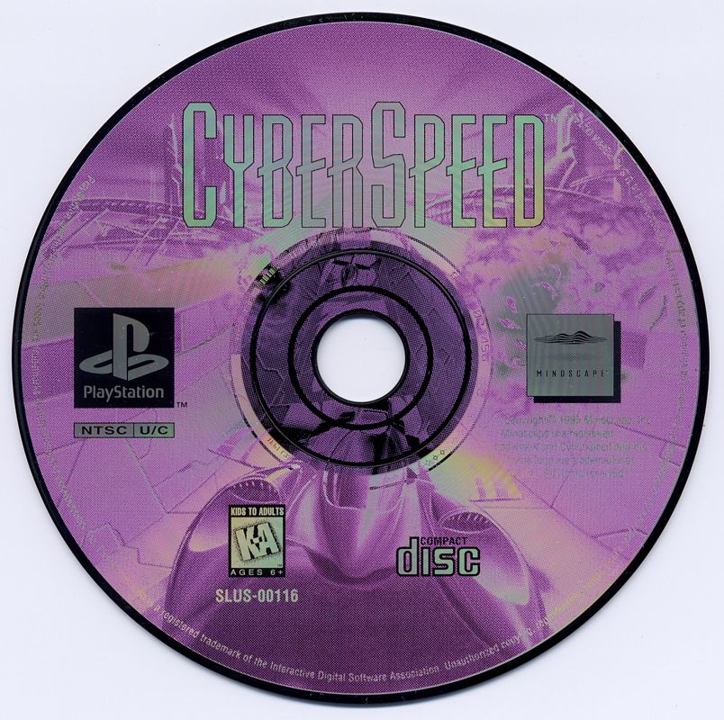 CyberSpeed cover or packaging material - MobyGames