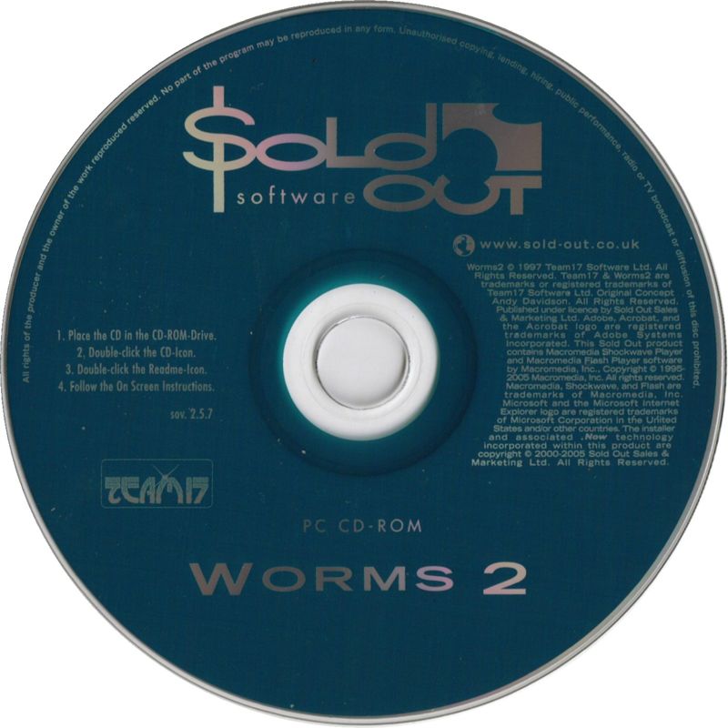 Worms 2 / Worms: Armageddon cover or packaging material - MobyGames