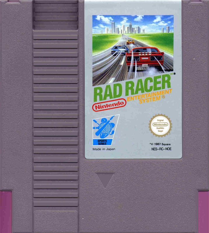 Rad Racer cover or packaging material - MobyGames