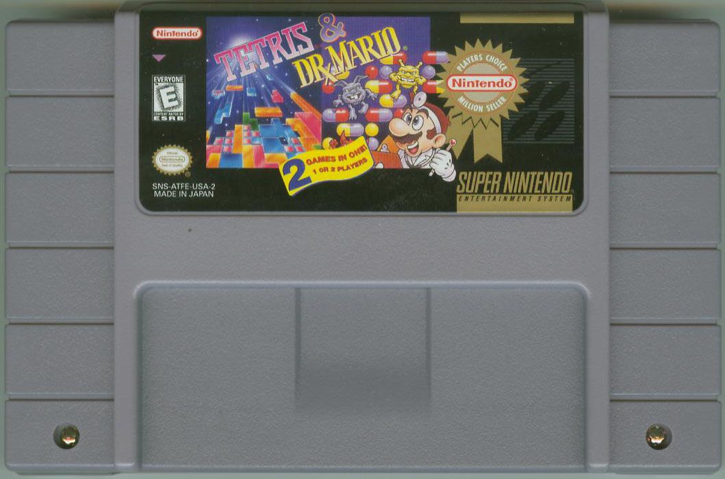 Tetris & Dr. Mario cover or packaging material - MobyGames