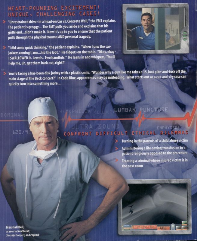 Code Blue cover or packaging material - MobyGames