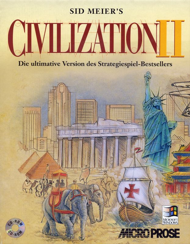 Sid Meier's Civilization II cover or packaging material - MobyGames