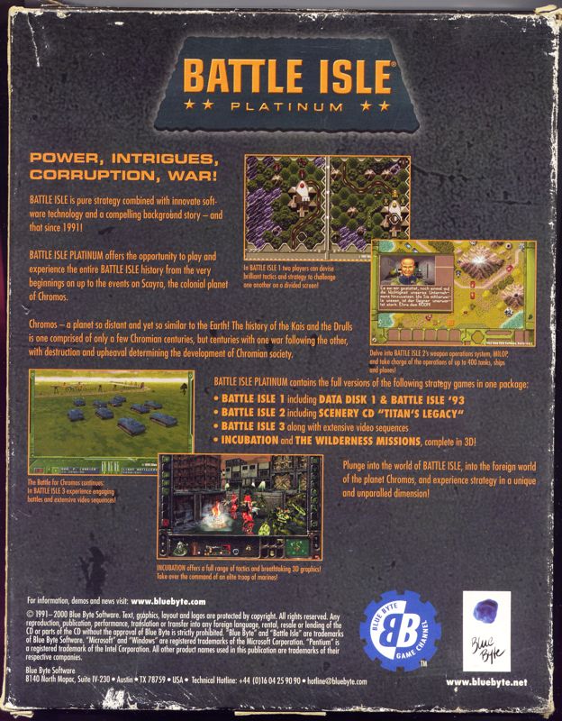 Battle Isle: Platinum cover or packaging material - MobyGames