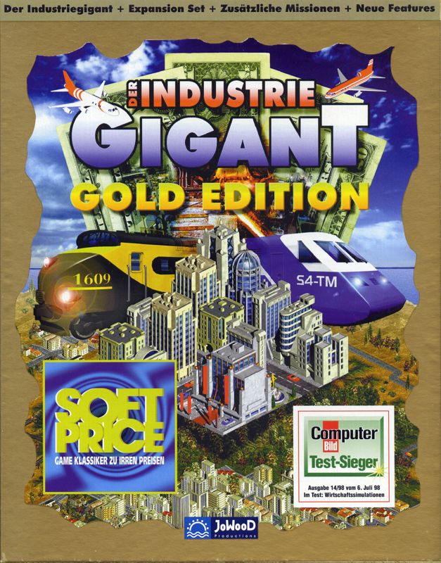 Industry Giant cover or packaging material - MobyGames