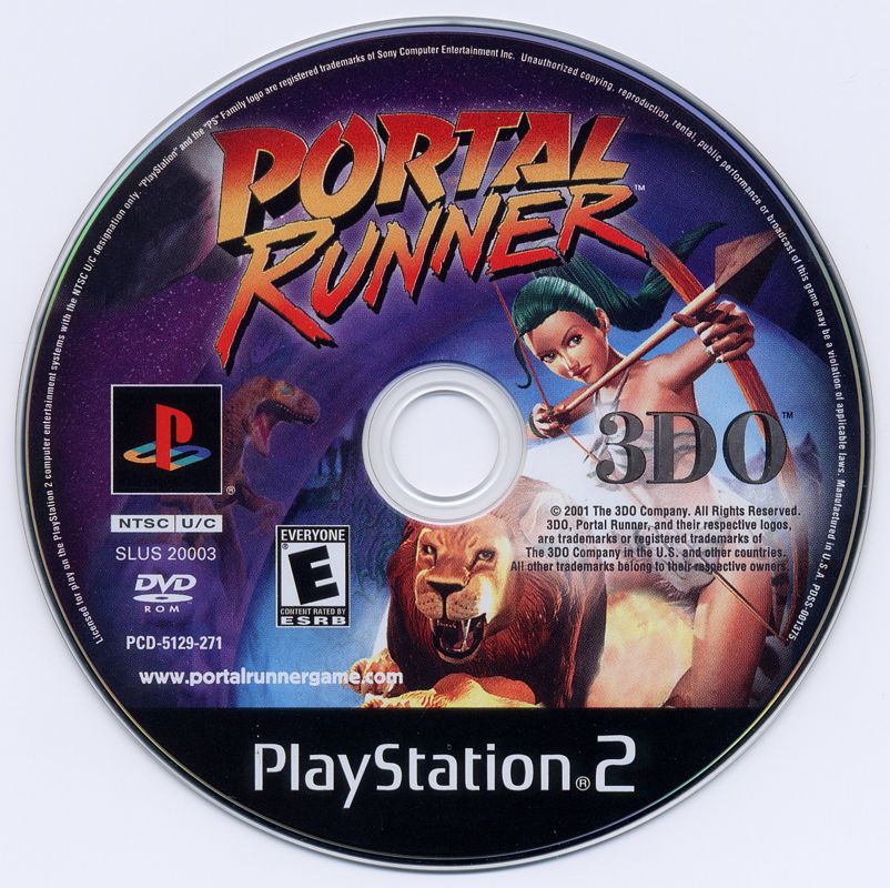 Portal Runner cover or packaging material - MobyGames