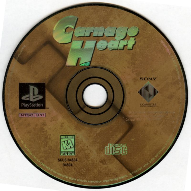 Carnage Heart cover or packaging material - MobyGames